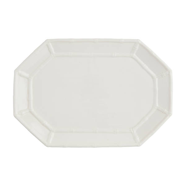 MudPie - White Bamboo Serving Platter – Sunset & Co.