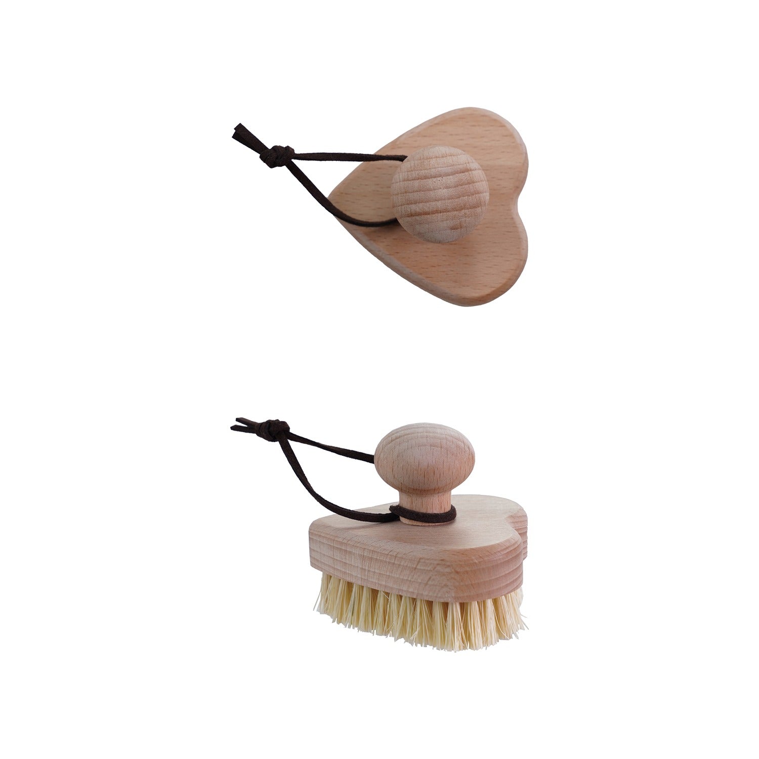 Hazel Mazel Beechwood Heart Brush – Sunset & Co.