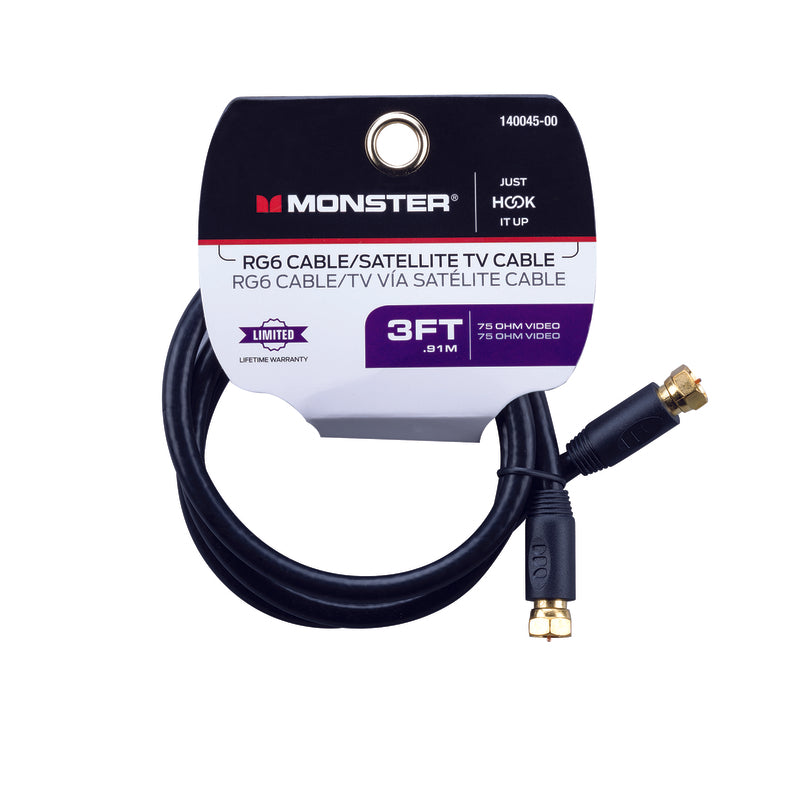 Monster Coaxial Cable - 3 ft – Sunset & Co.