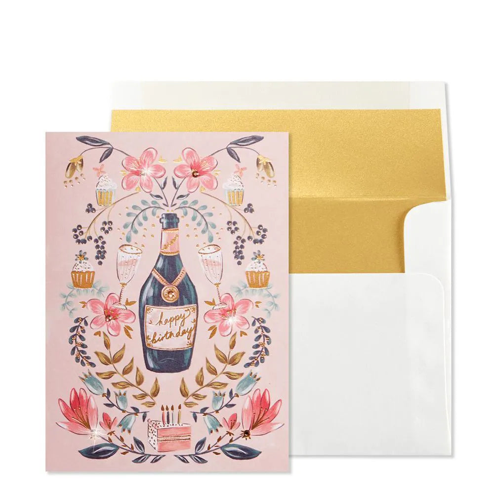 IG Designs Group Americas Inc - Prosecco Birthday Card – Sunset & Co.