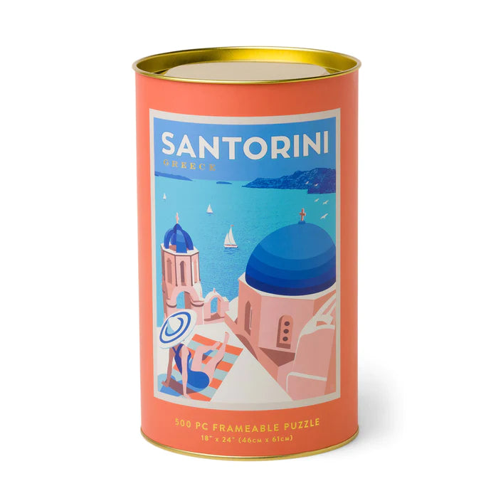 Designworks Ink - Puzzle in Tube - Santorini – Sunset & Co.