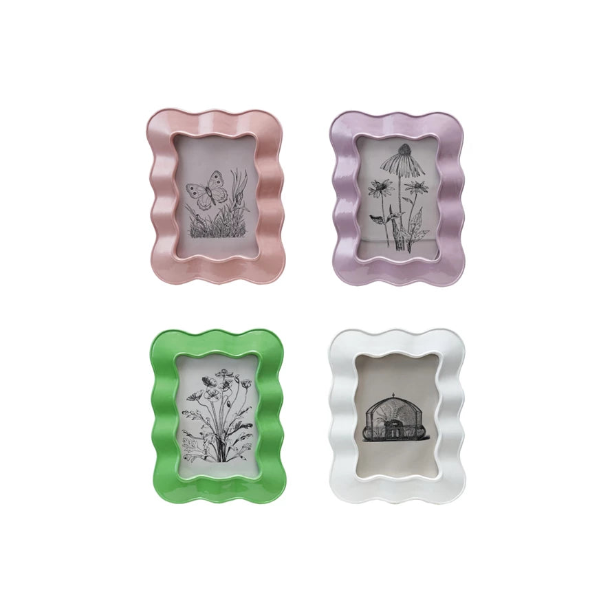 Creative Co-Op - Wavy Picture Frame – Sunset & Co.