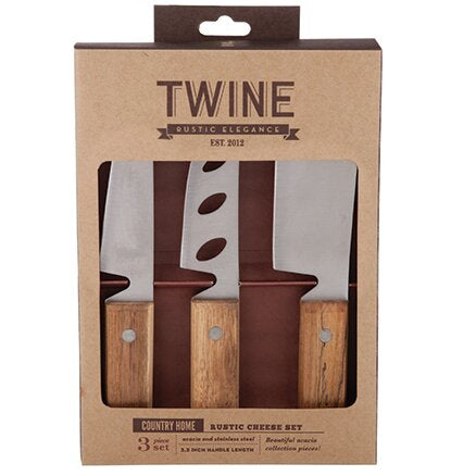 Rustic Cheese Knife 3-Piece Set – Sunset & Co.