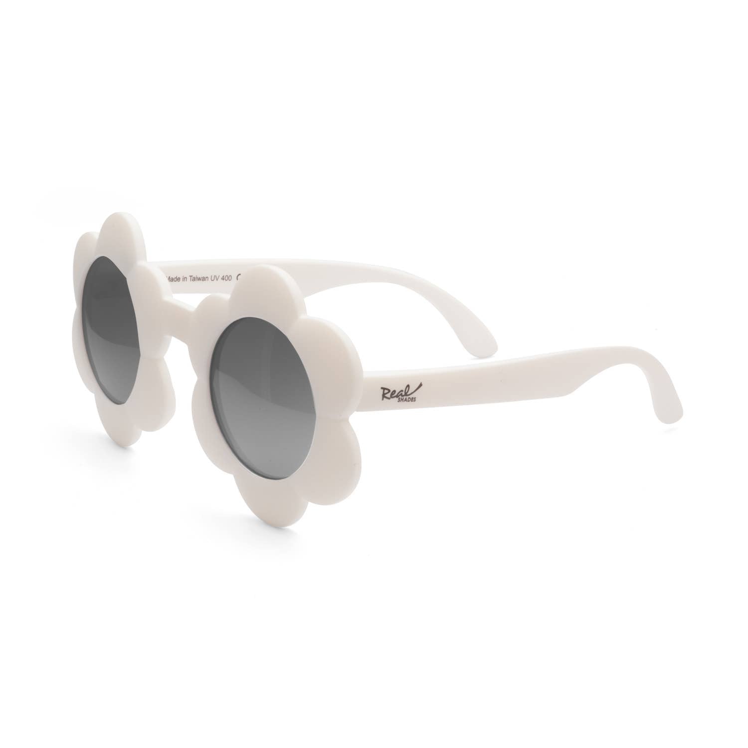 Real Shades - Bloom Flexible Kid's Sunglasses - White – Sunset & Co.