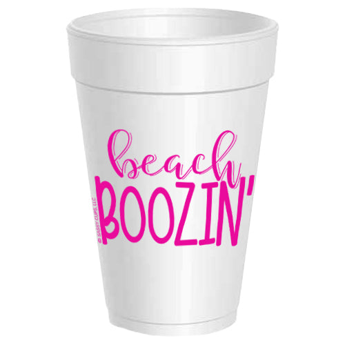 Sassy Cups - Beach Boozin Styrofoam Cups – Sunset & Co.