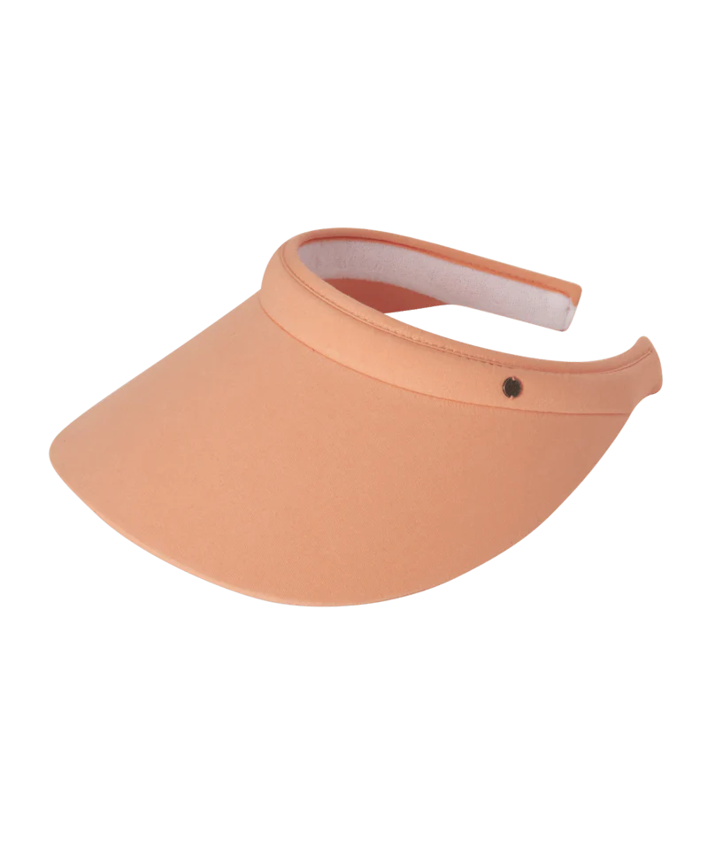 Tank Stream Design - Elllen Push On Visor - Coral – Sunset & Co.