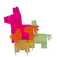 Posie + Petunia - Acrylic Fiesta Pinata Stand-Ups – Sunset & Co.