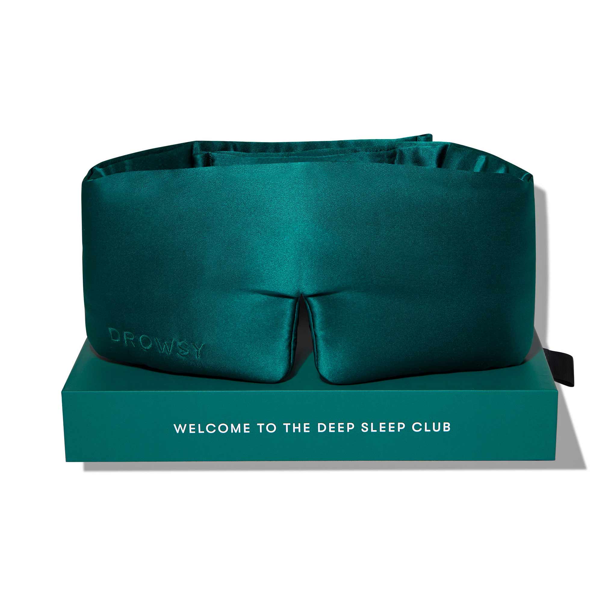 Drowsy - Luxury Sleep Mask - Green Sapphire – Sunset & Co.