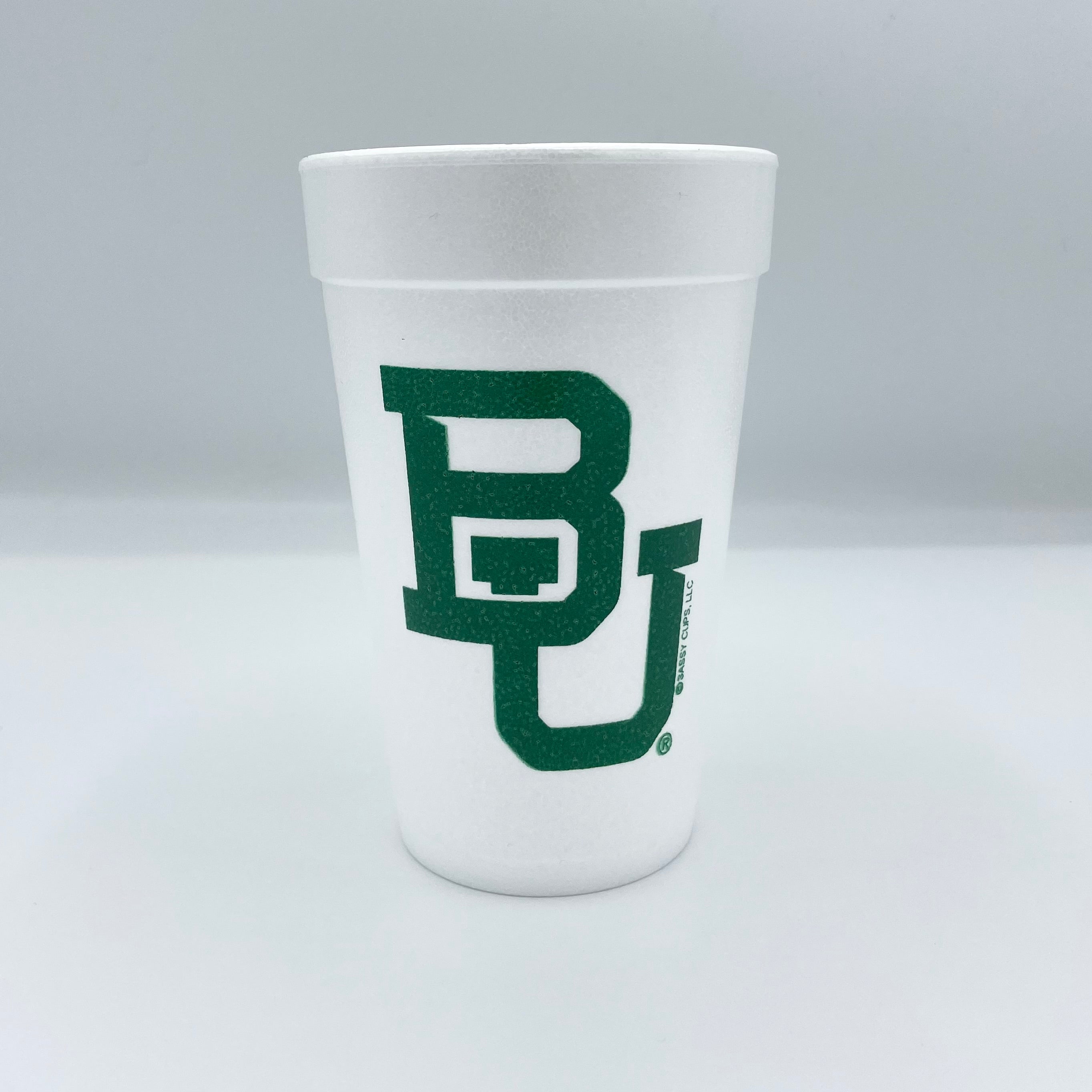 Sassy Cups - Baylor Styrofoam Cups – Sunset & Co.