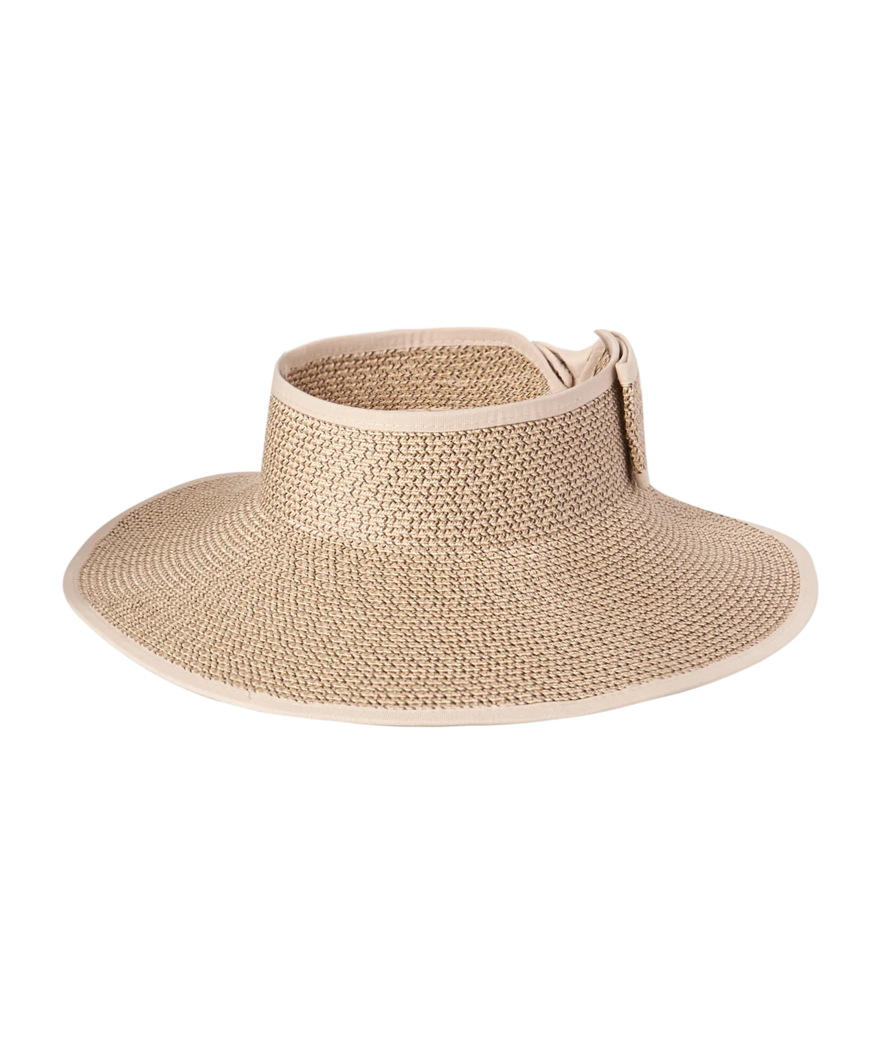 Tank Stream Design - Poolside Roll Up Visor - Natural – Sunset & Co.